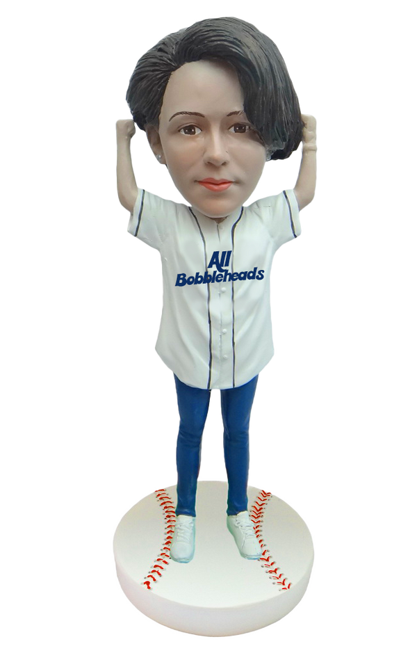 Female Baseball Softball Player Bobblehead | AllBobbleheads ...