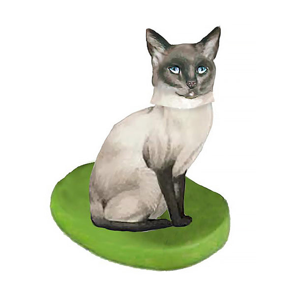Custom Siamese Cat Bobblehead - AllBobbleheads.com